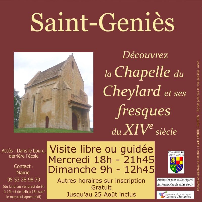 Visite de la Chapelle du Cheylard - Saint Geniès en Dordogne - Site ...